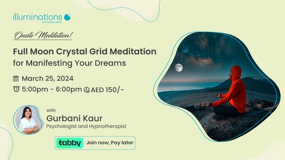 Onsite Meditation! Full Moon Crystal Grid Meditation for Manifesting ...