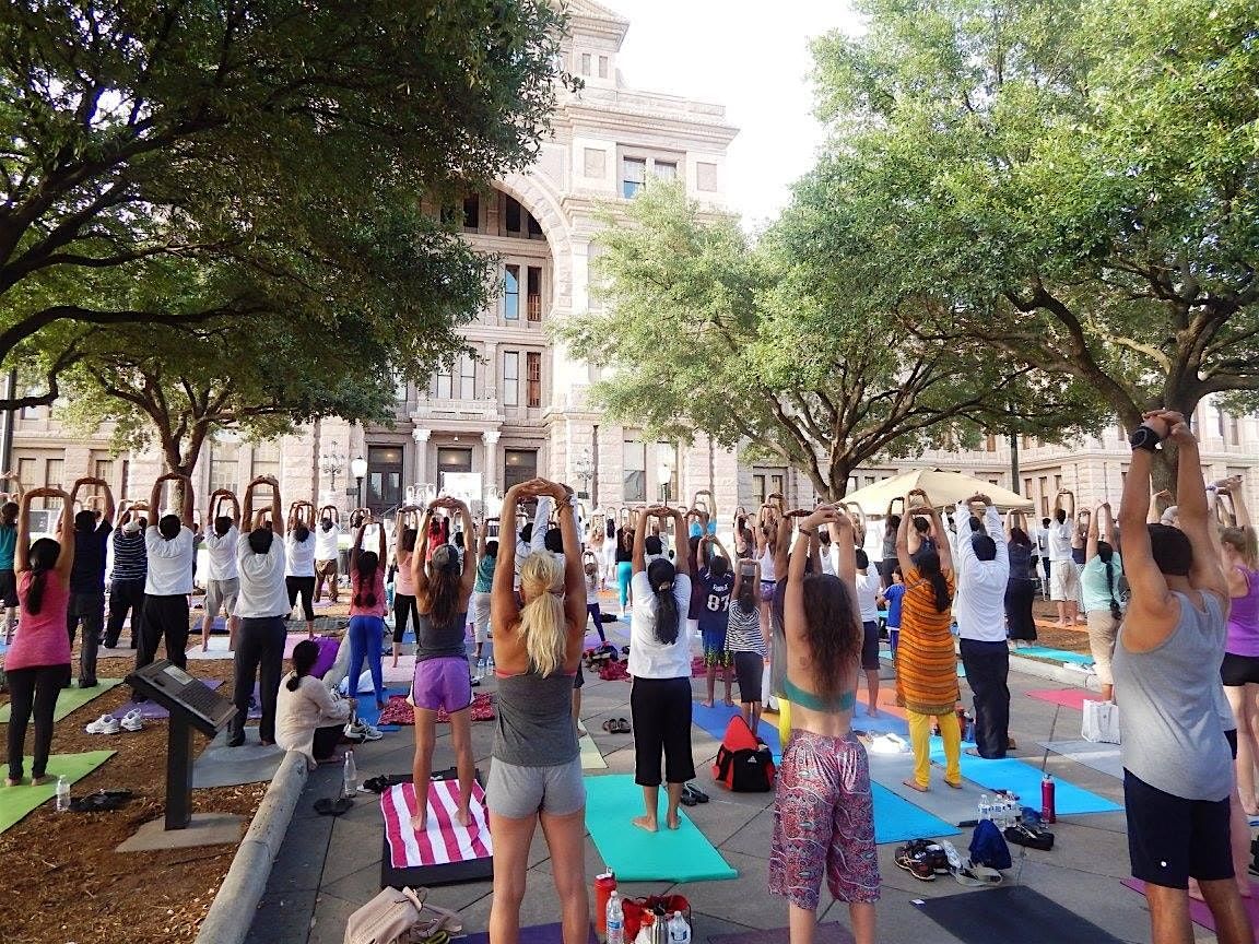 12th International Day of Yoga, 1100 Congress Ave, Austin, 21 June 2026 ...