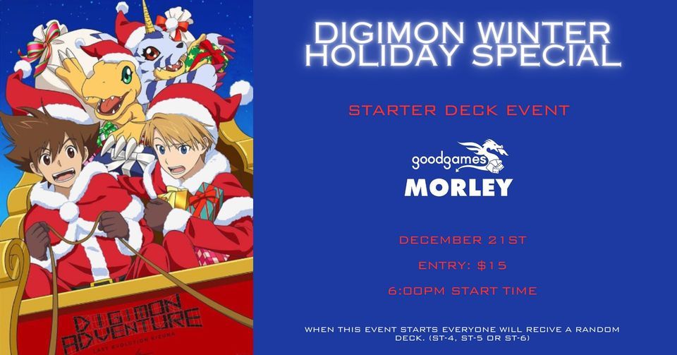 Digimon Winter Special GGM., Good Games Morley, Alfred Cove, 21 ...