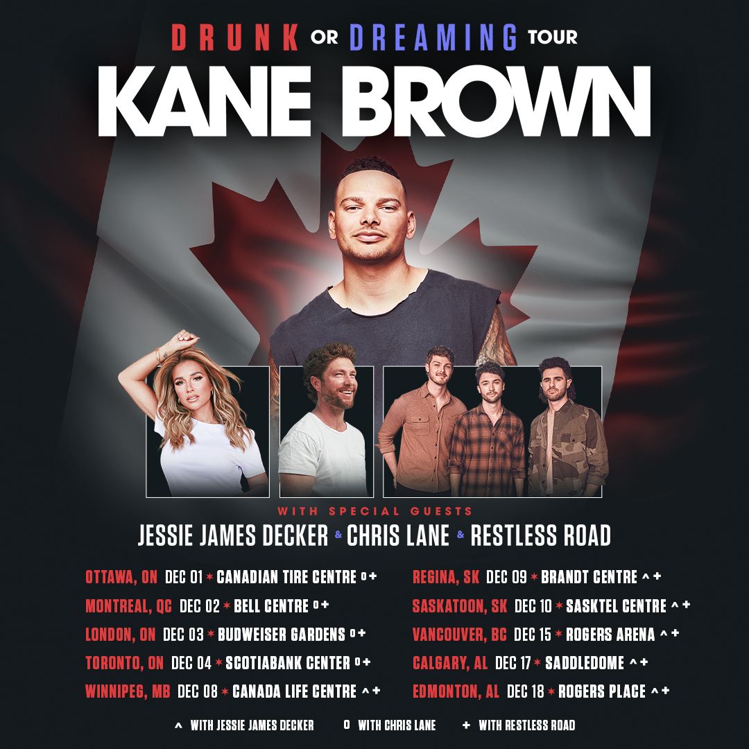 Kane Brown at Scotiabank Saddledome, Scotiabank Saddledome, Calgary, 29 ...