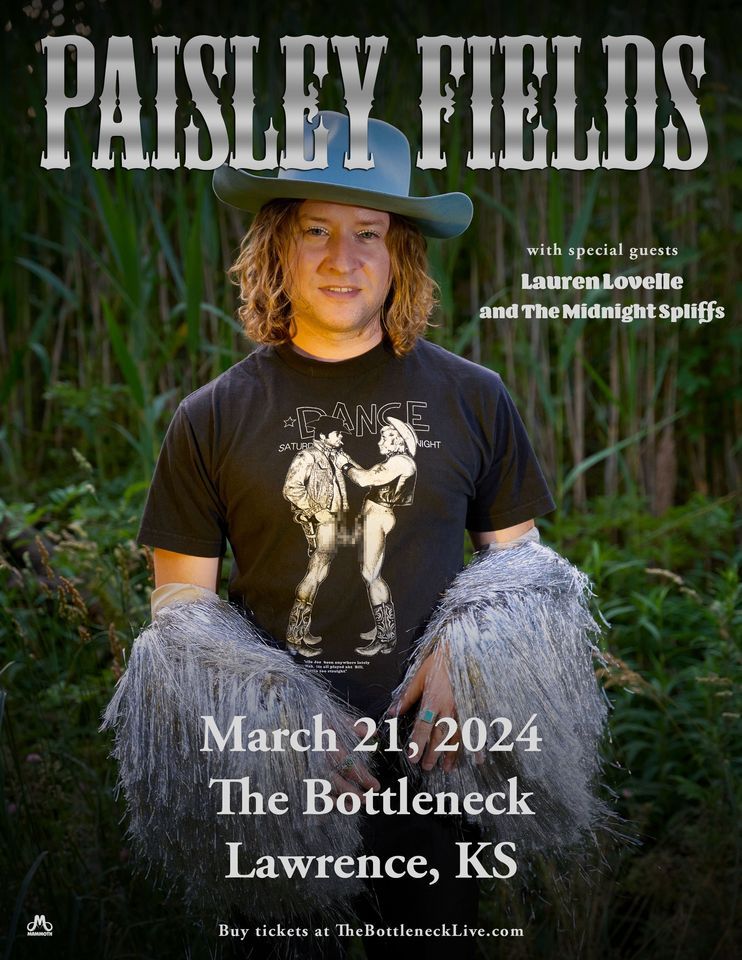 Paisley Fields at The Bottleneck, The Bottleneck, Lawrence, March 21 ...