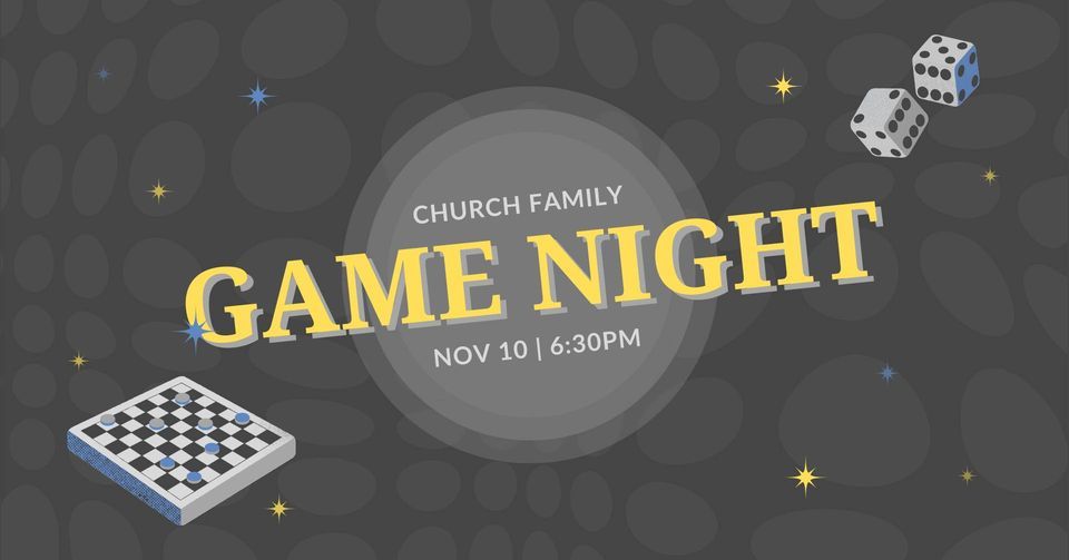 Church Family Game Night, Bayside Family Church, Parry Sound, 10 November 2023 | AllEvents