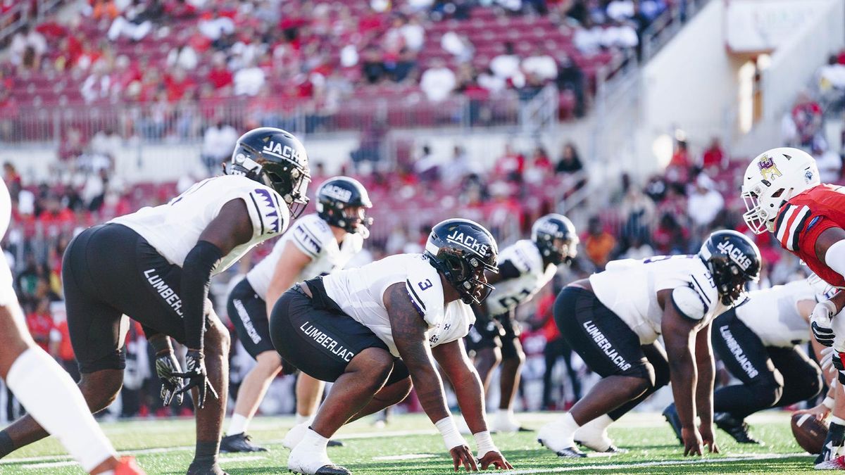 Southeastern Louisiana Lions at Stephen F. Austin Lumberjacks Football ...