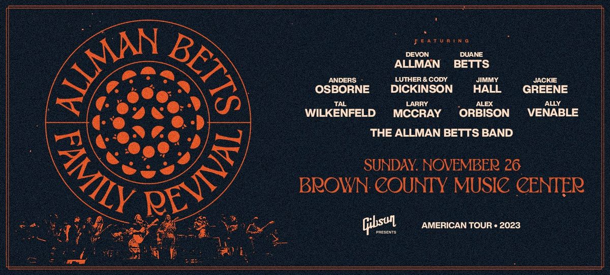 Allman Betts Family Revival, The Buddy Holly Hall - Helen DeVitt Jones ...