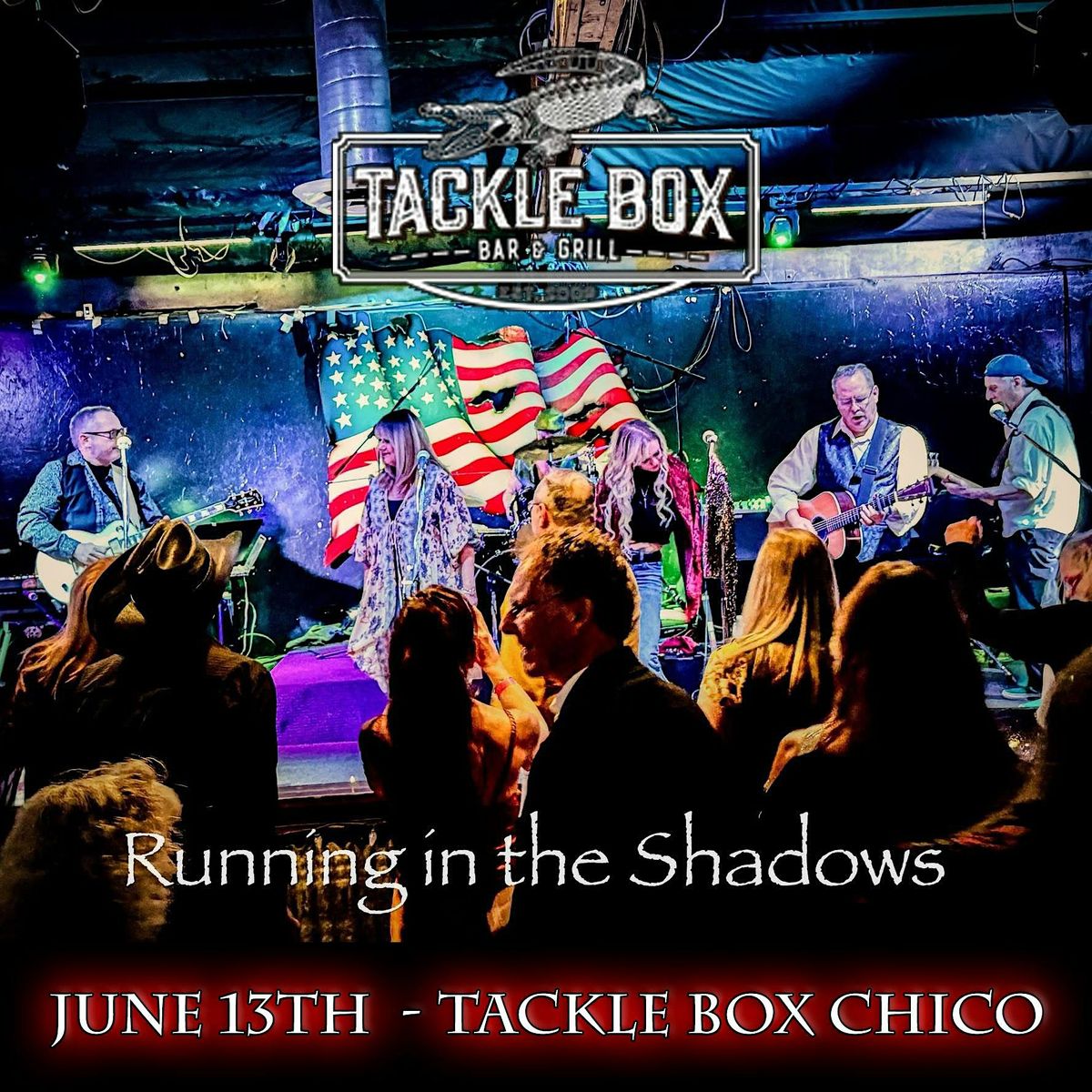 Running in the Shadows FINAL SHOW at Tackle Box | Chico CA, Tackle Box ...