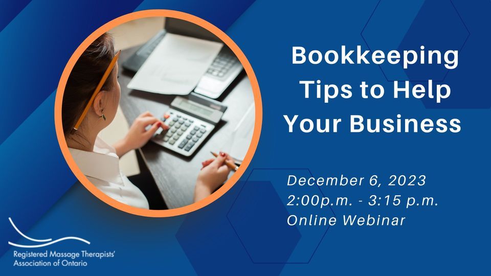 Bookkeeping Tips to Help Your Business, December 6 2023 | Online Event ...