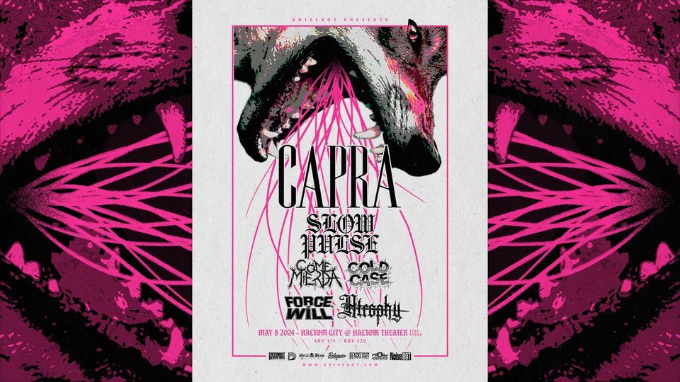 NoiseROT Presents: CAPRA @ Haltom Theater - Side Stage (5/8), Haltom ...
