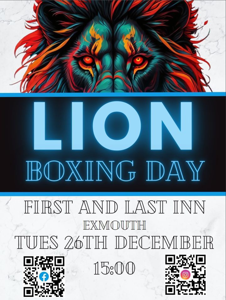 LION LIVE Boxing Day FNLs Exmouth , First and Last Inn, Brixham, 26 ...