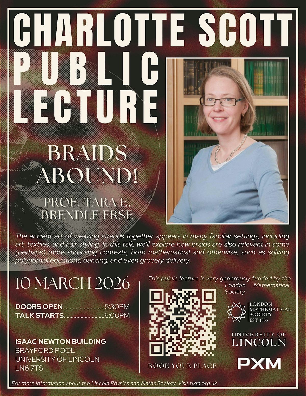 6th Charlotte Scott Lecture in Mathematics, Lecture Theatre in the new ...