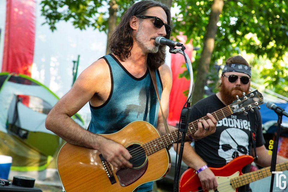 The Graham Band on the B&H patio, Bakers & Hale, Godfrey, 19 May 2023 ...