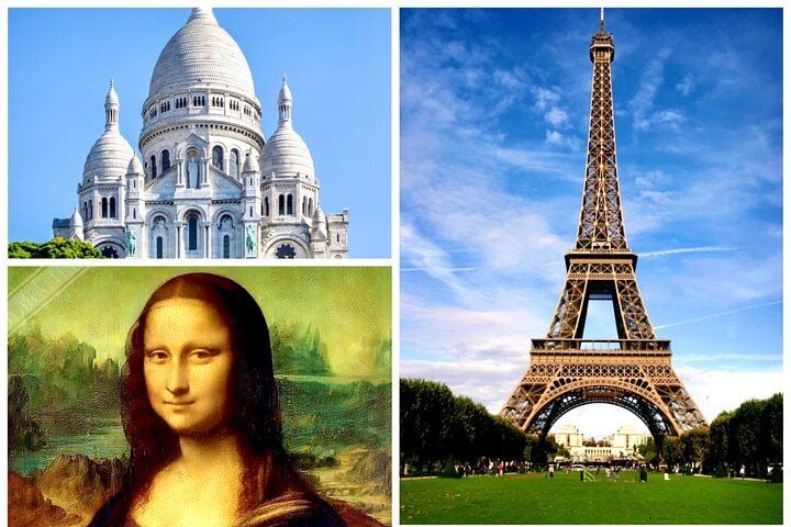 Best of Paris Tour with the Louvre, Eiffel Tower & Notre Dame