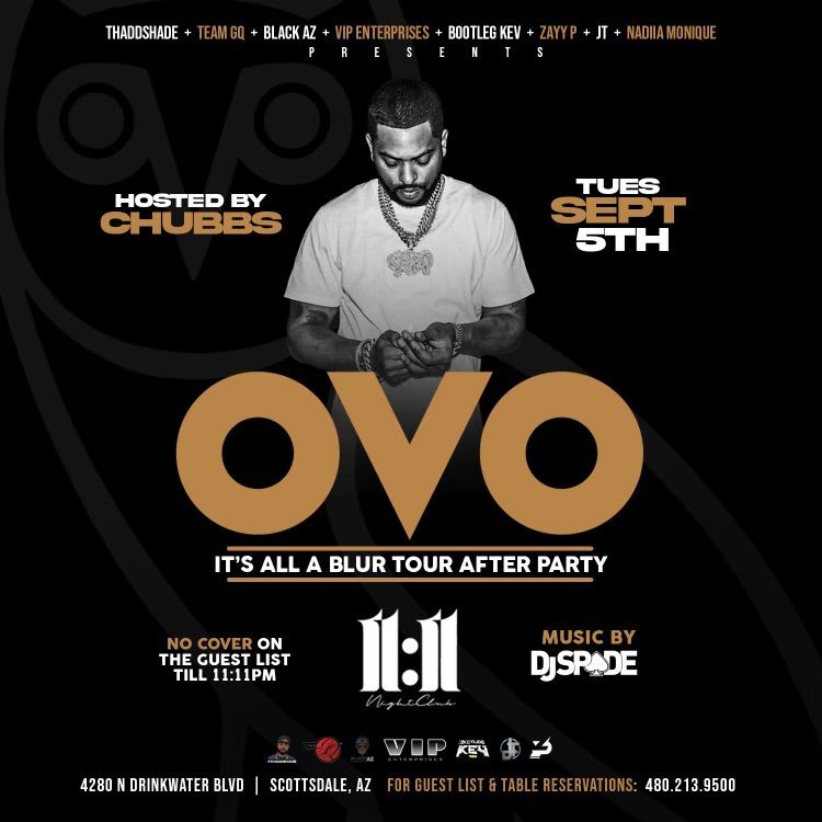 DRAKE CONCERT AFTER PARTY, 11:11 NightClub, Scottsdale, 5 September to ...