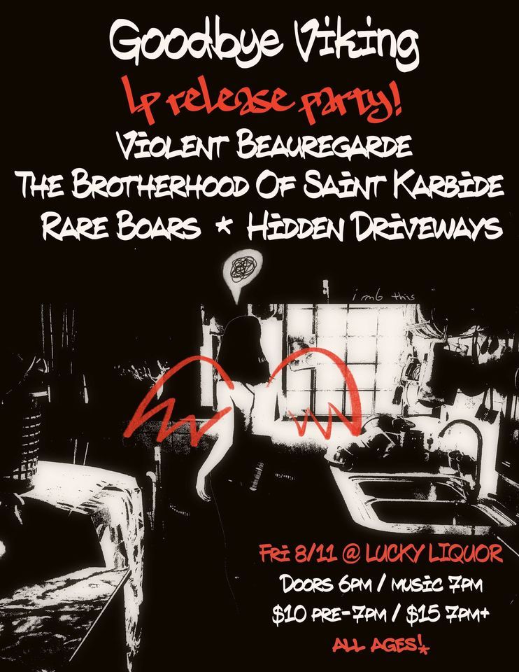 Goodbye Viking LP release show! , Lucky Liquor, Tukwila, 11 August 2023 ...