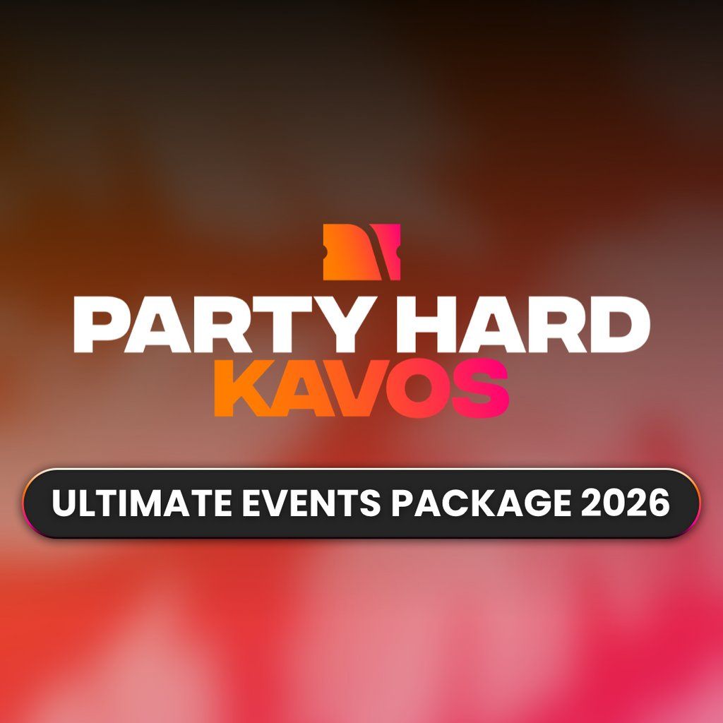Kavos Ultimate Events Package, Kavos Corfu, Kerkira, 1 June to 24 ...