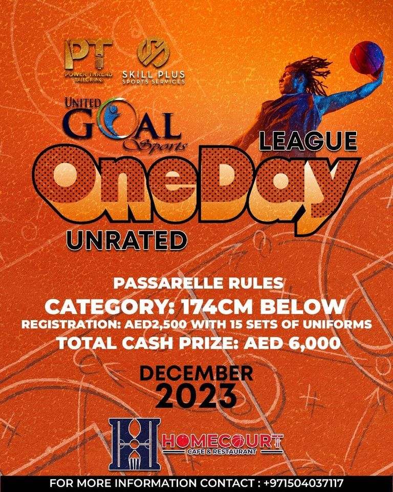 One Day League Basketball, Khalifa University, Abu Dhabi, 23 December ...