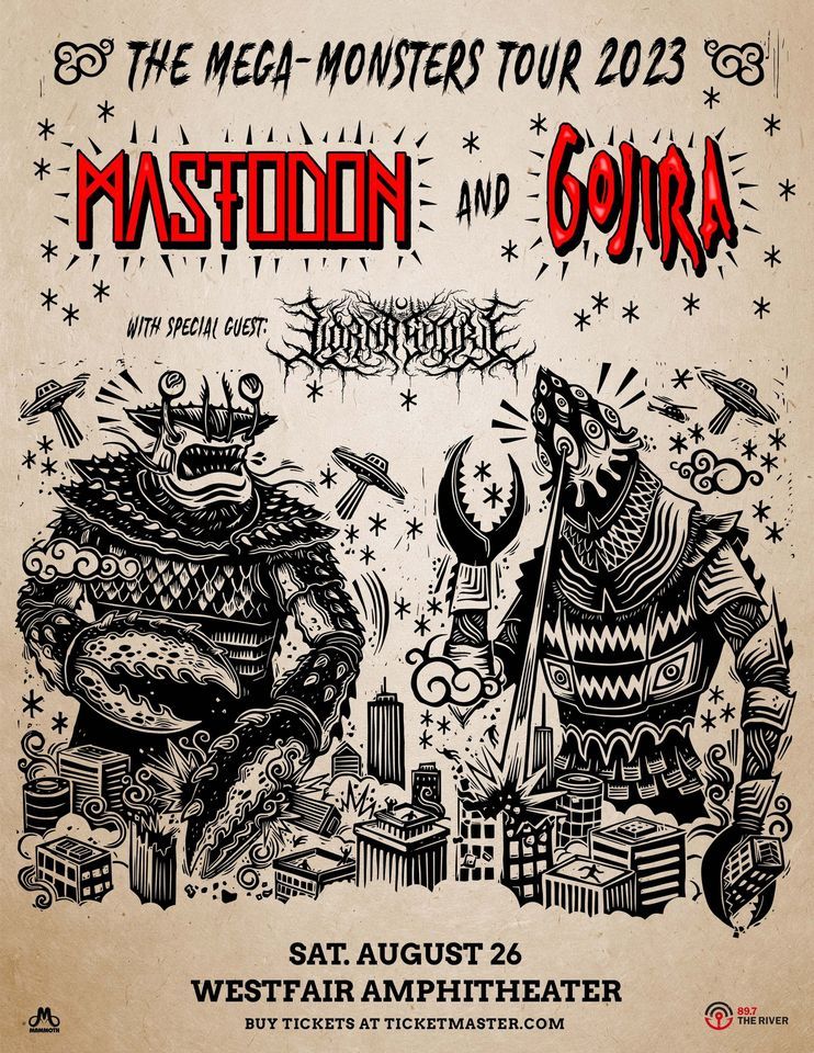The Mega Monster Tour - Mastodon & Gojira - 89.7 The Rivers Summer ...