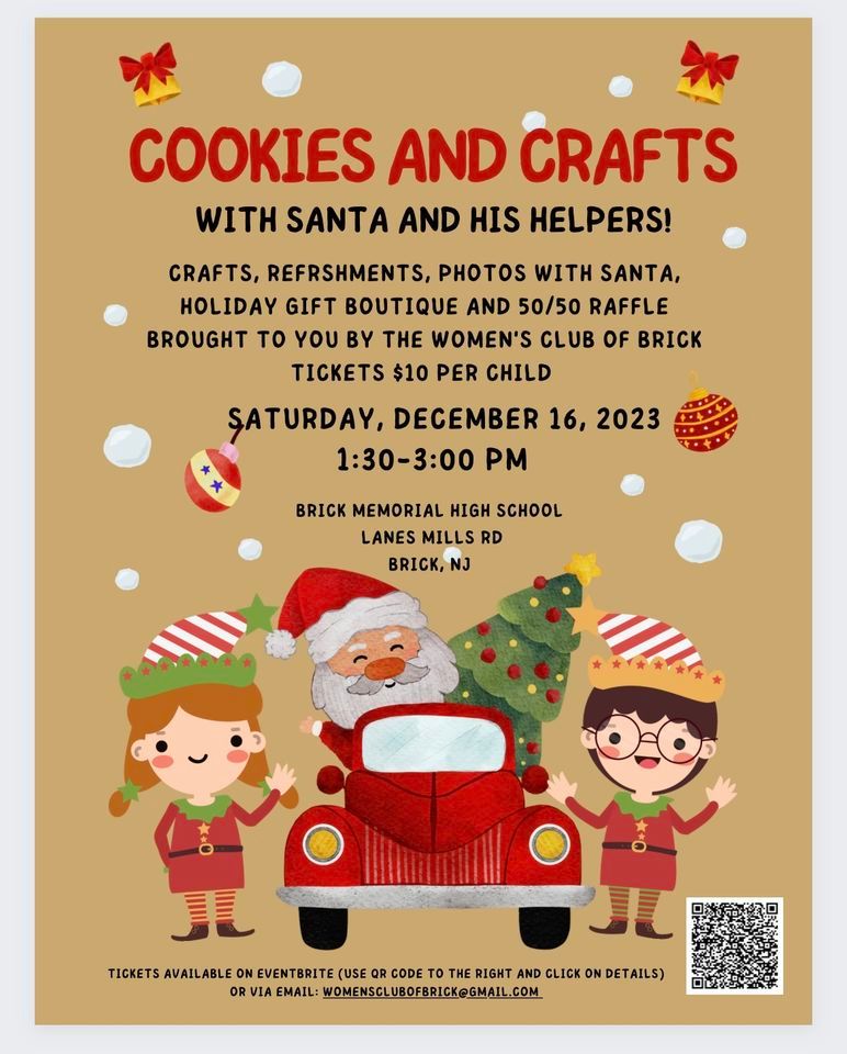 Cookies and Crafts with Santa, Brick Memorial High School, 16 December ...