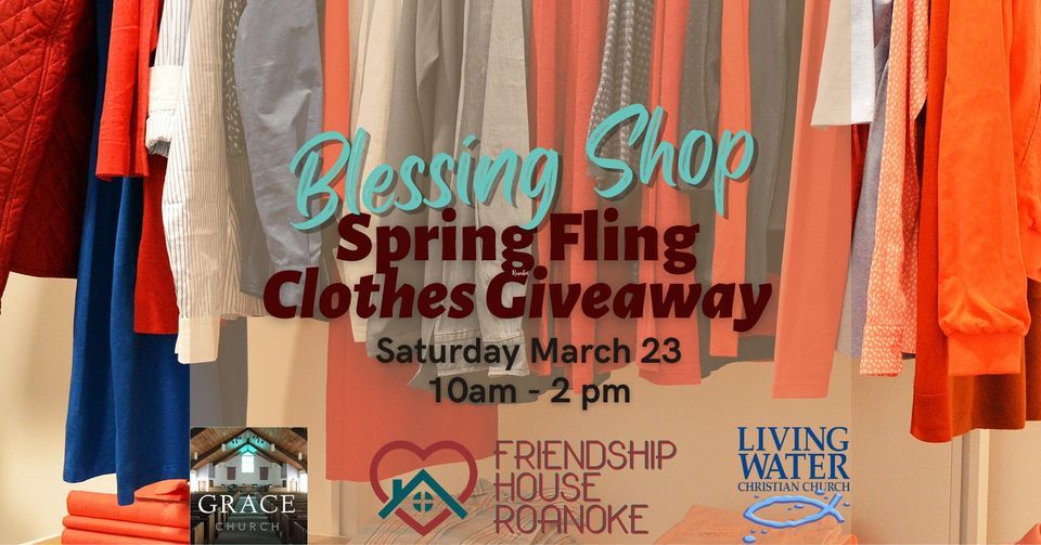 FREE: Spring Fling Clothing Giveaway, Grace Church Roanoke, 23 March ...