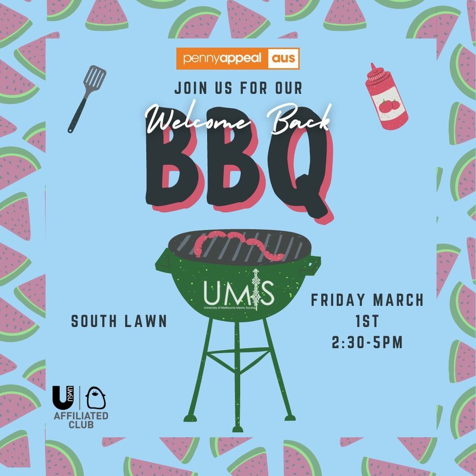 Welcome Back BBQ, South Lawn, Melbourne, 1 March 2024 | AllEvents.in