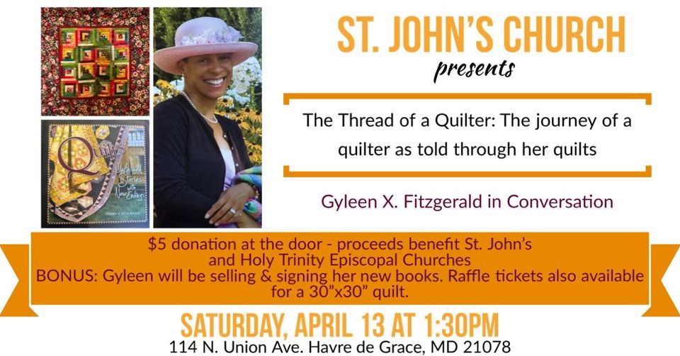 Gyleen X. Fitzgerald in Conversation - "The Thread of a Quilter", 114 N ...