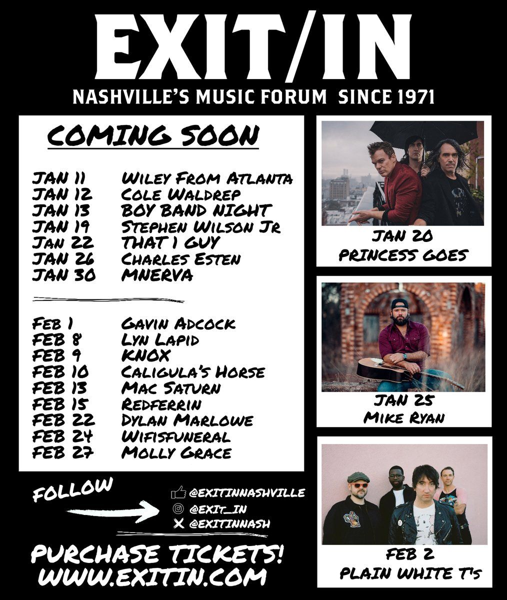 Cole Waldrep, The East Room - Nashville | AllEvents