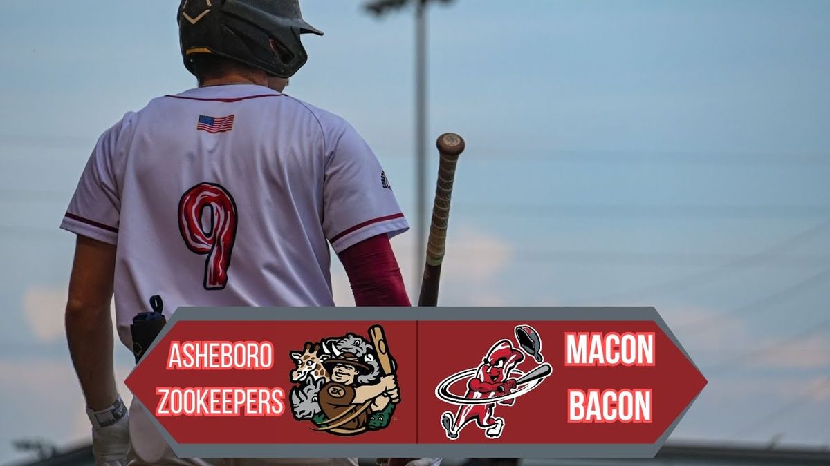 Macon Bacon vs. Asheboro Zookeepers, Luther Williams Field, Macon, 8 ...