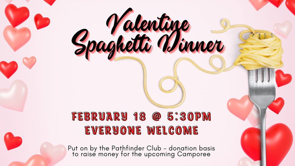 Valentine Spaghetti Dinner, Martinsburg Seventh-day Adventist Church ...