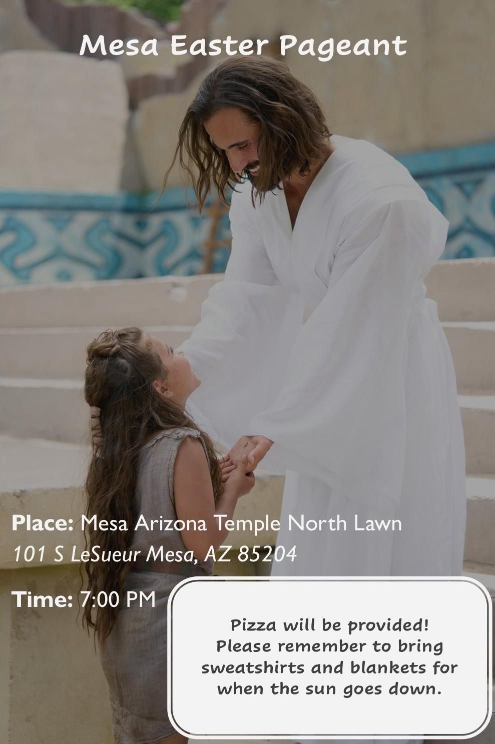 Mesa Easter Pageant Dress Rehearsal, Mesa Temple, 8 April 2025 | AllEvents