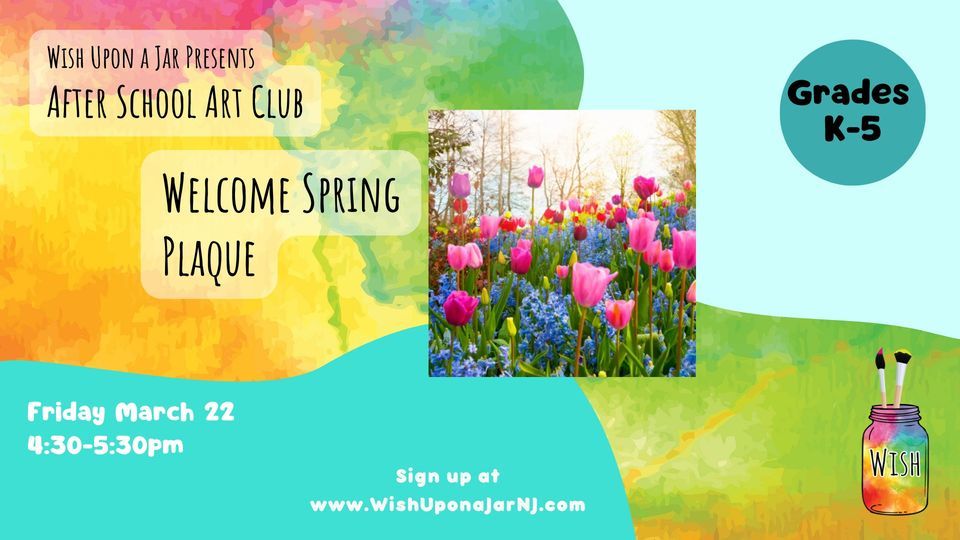 Welcome Spring Plaque, 3128 Bridge Ave, Point Pleasant, NJ, United ...