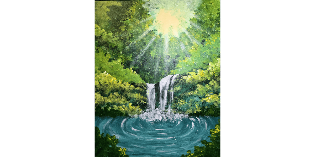 Sunlit Oasis - Paint and Sip in Tyler | Classpop!™, Pinot's Palette ...