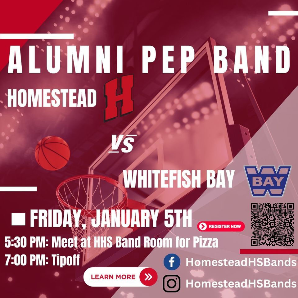 Alumni Pep Band, 5000 W. Mequon Rd., Mequon, WI, 5 January 2024 | AllEvents
