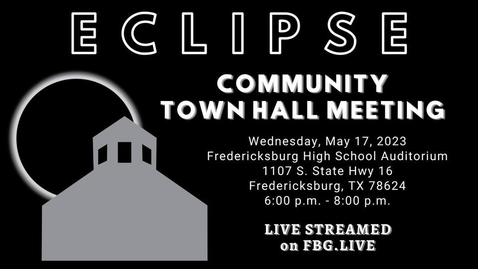 Eclipse Community Town Hall Meeting, Fredericksburg High School ...