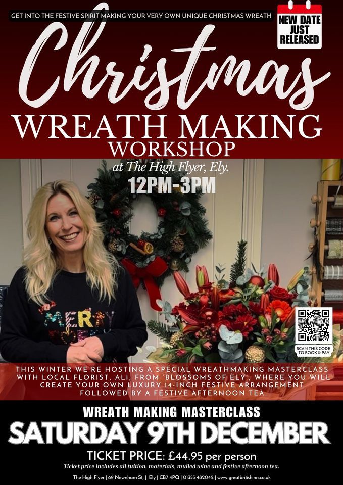 ?LAST FEW TICKETS? ???CHRISTMAS WREATH MAKING WORKSHOP???, The High ...