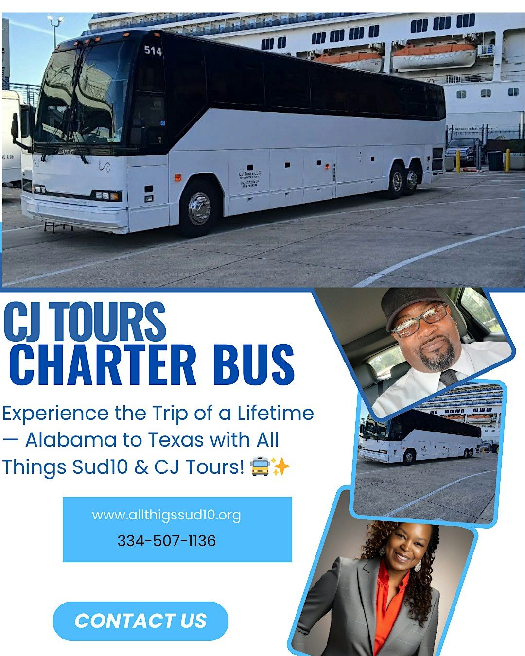 All Things Sud10 Presents Empowering Young Adults Bus Ticket CJ Tours ...