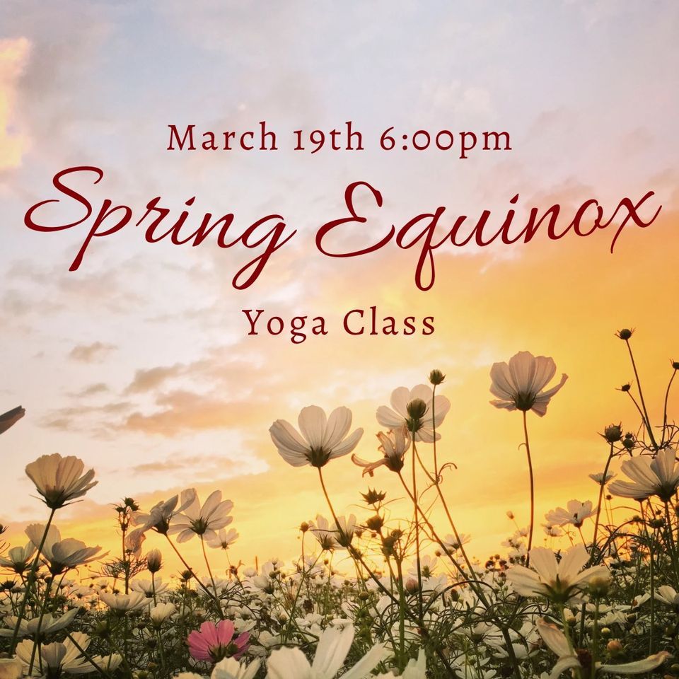 Spring Equinox Yoga Class, 1365 Velp Ave, Green Bay, WI, 19 March 2024 ...