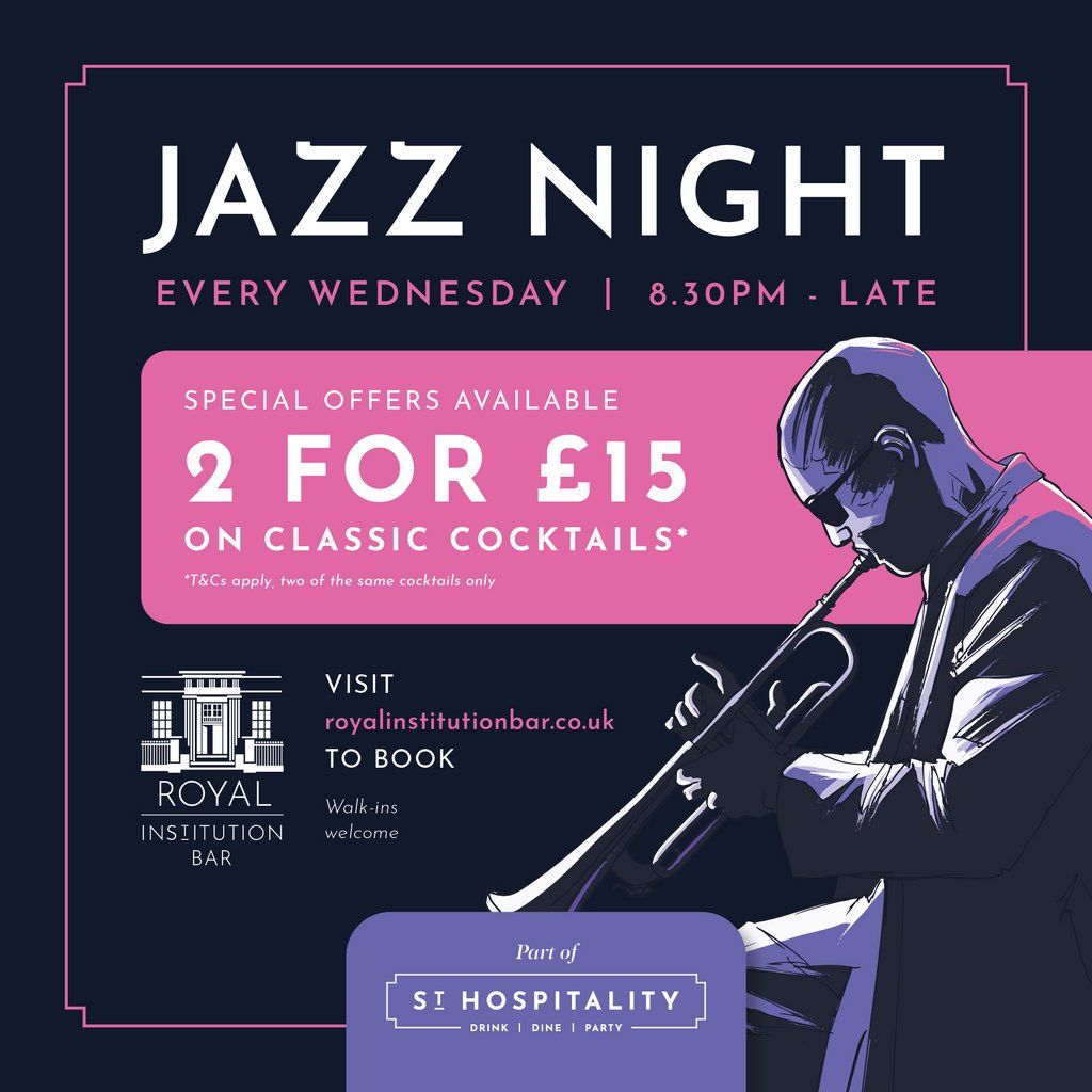 Jazz Night Wine and Cheese, Royal Institution, Liverpool, 15 May 2024 ...