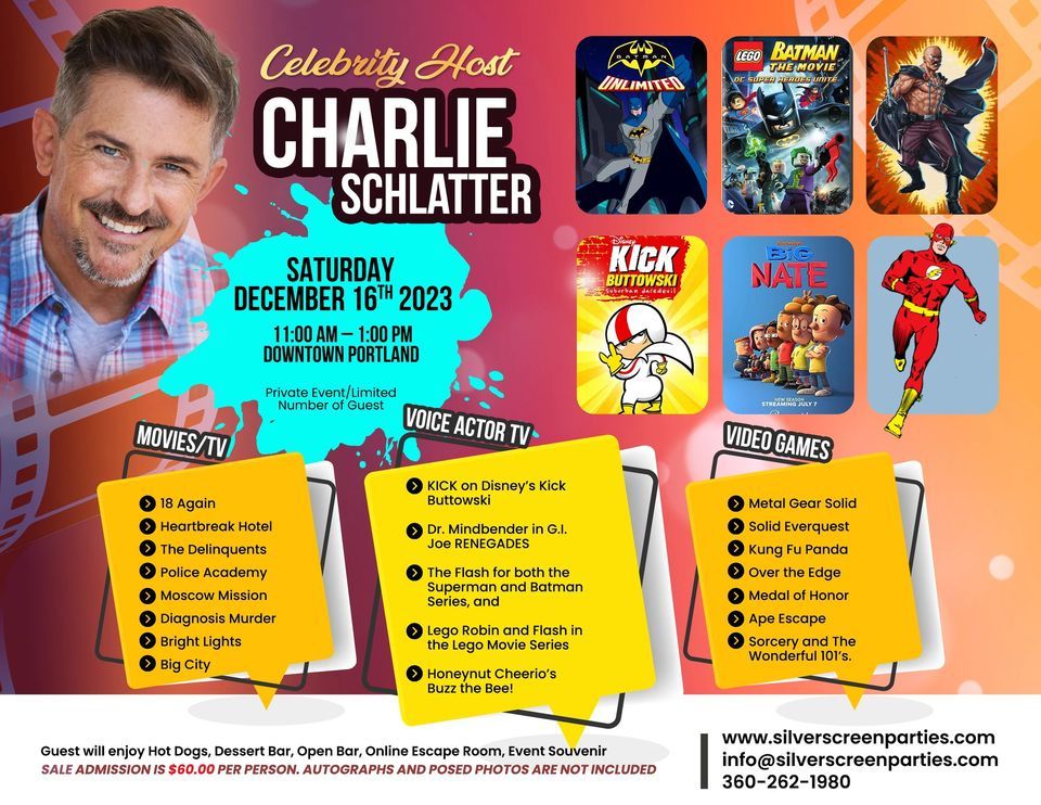 Autograph singing STAR WARS -Mace Windu & The Flash, Portland Downtown ...