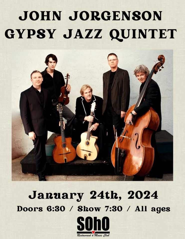 John Jorgenson Quintet, SOhO Restaurant & Music Venue, Santa Barbara ...