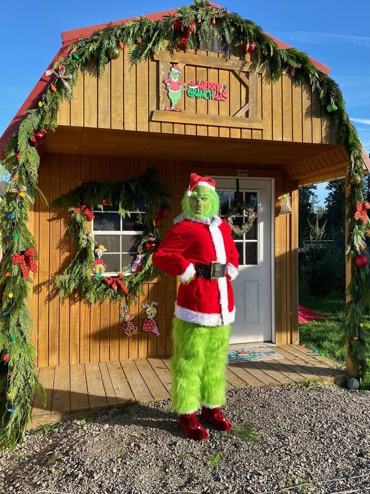 THE GRINCH at Frog Pond Farm Christmas Trees!, Frog Pond Farm, Barlow ...
