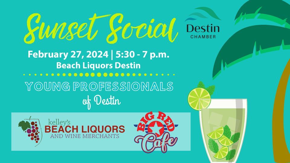 Young Professionals Sunset Social Sponsored by Beach Liquors and Big ...