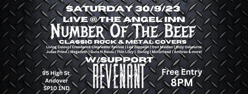 Number Of The Beef Live @ The Angel Inn, Andover, The Angel Inn ...