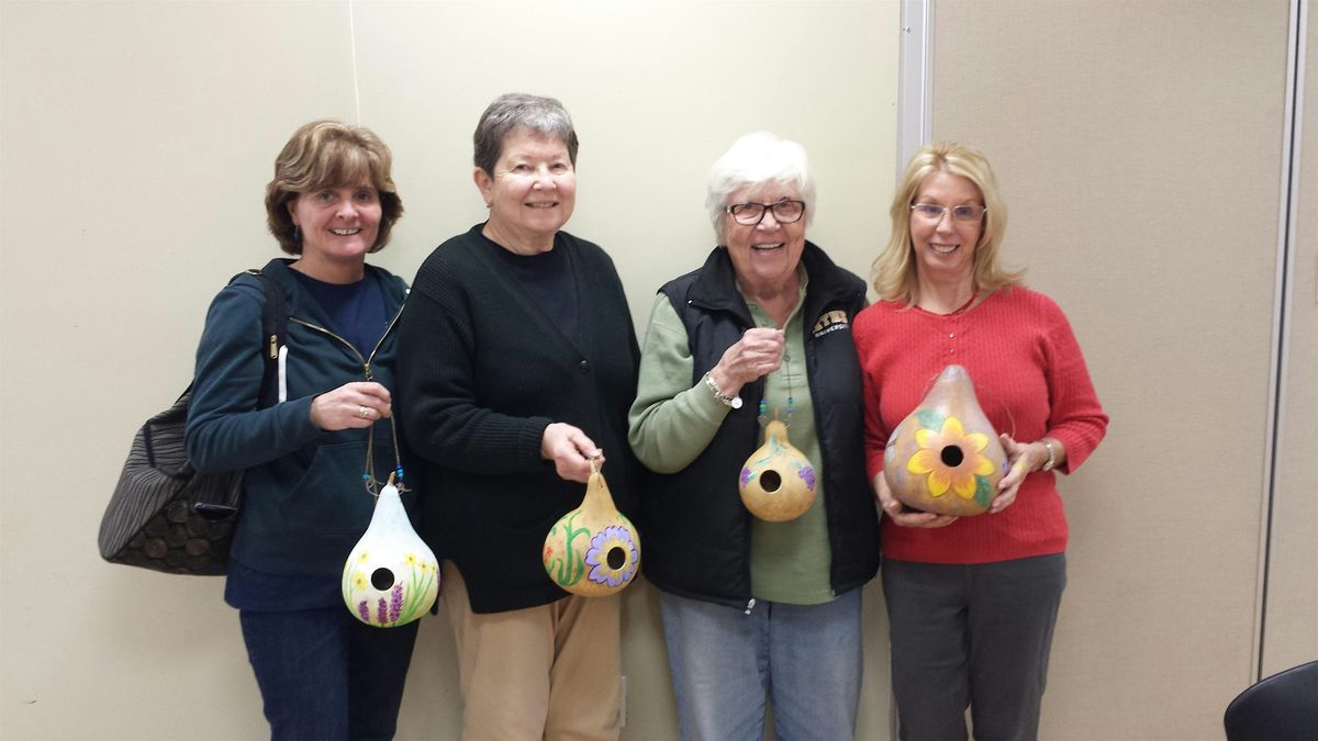 NJ Audubon: Paint Your Own Gourd Birdhouse, NJ Audubon Scherman Hoffman ...