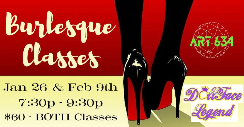 Burlesque Dance Class - 2 Part Series, ART 634, Jackson, January 26 ...