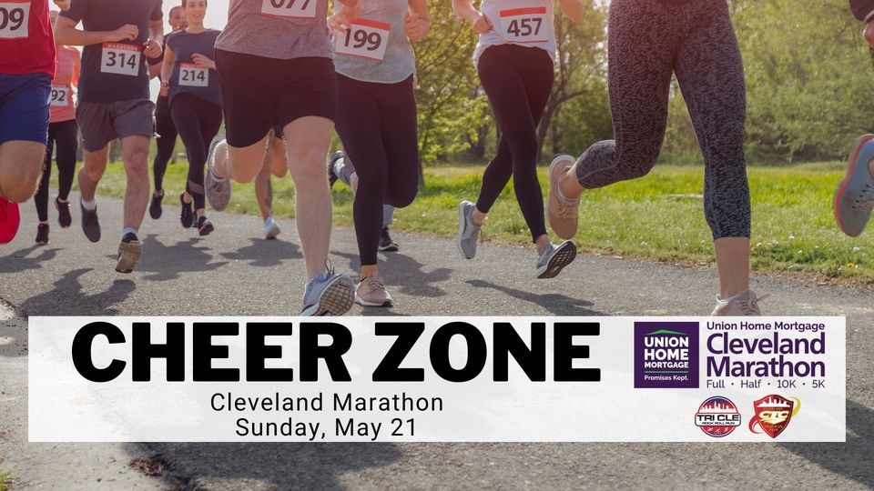 Cleveland Marathon Cheer Zone, W. 73 & Memorial Shoreway (over pass ...