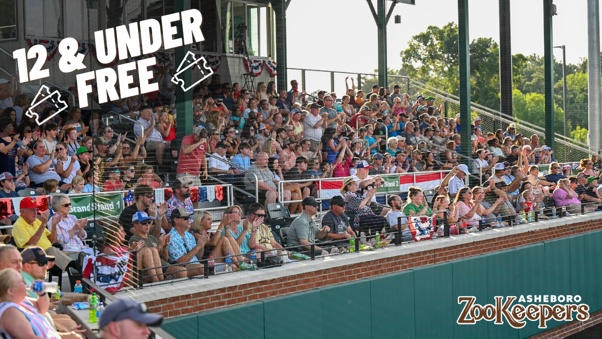 Asheboro Zookeepers at Holly Springs Salamanders, Ting Stadium, Holly ...