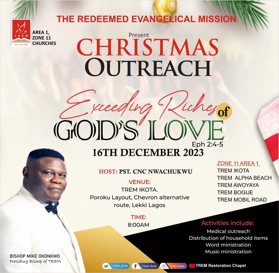 Christmas Outreach , TREM IKOTA, Oshogbo, 16 December 2023 | AllEvents.in