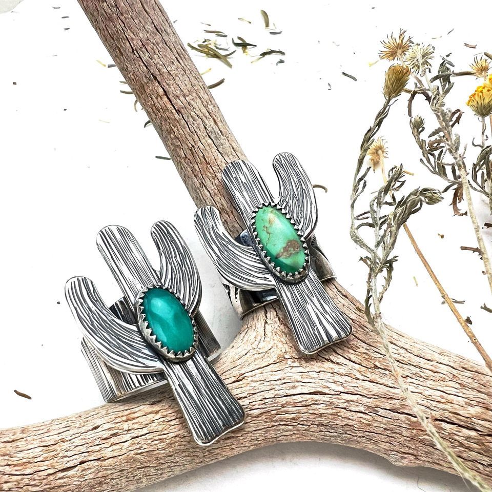 "Make it at Meltdown" Saguaro Statement Ring, Meltdown Studio, Albuquerque, 2 March 2024 ...