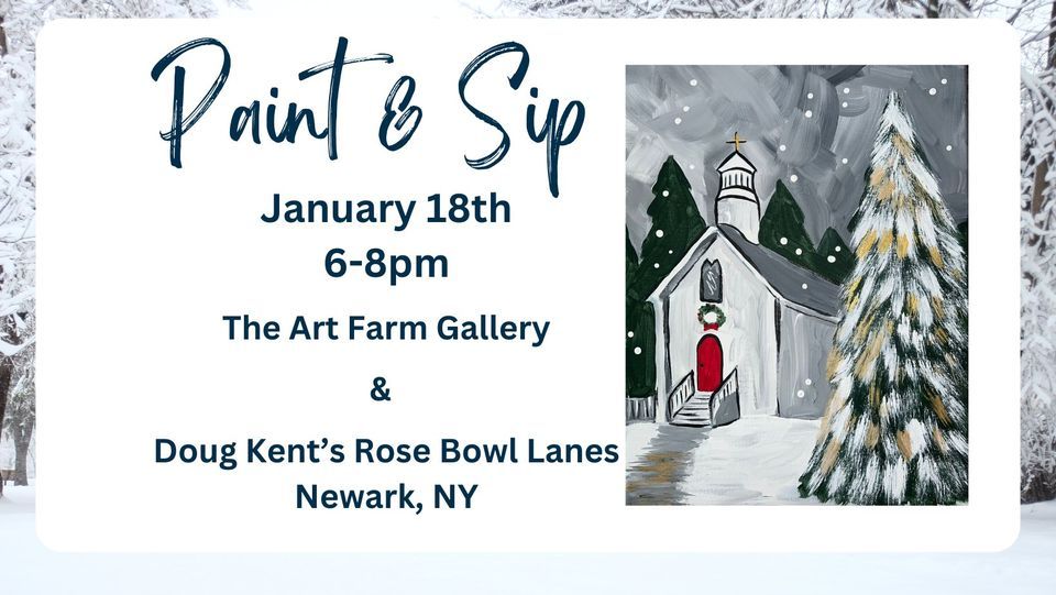 Winter Scene Paint Night @ Doug Kents Rose Bowl Lanes , Doug Kents Rose ...