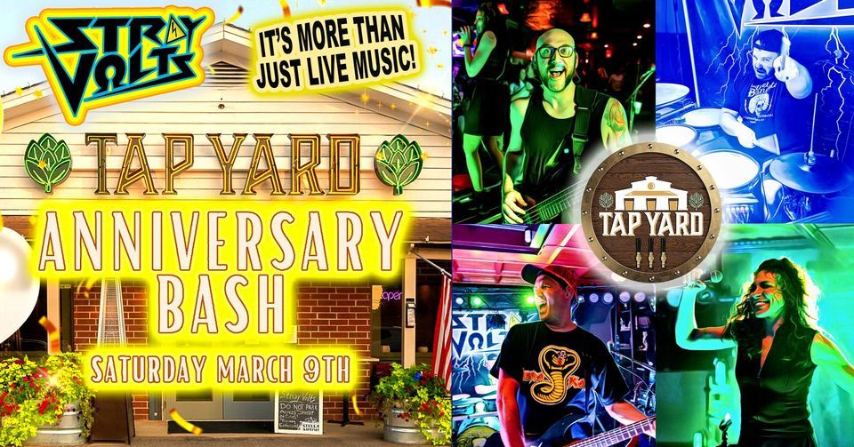 Stray Volts Rocking Tap Yard Raleighs One Year Anniversary Party!, Tap ...