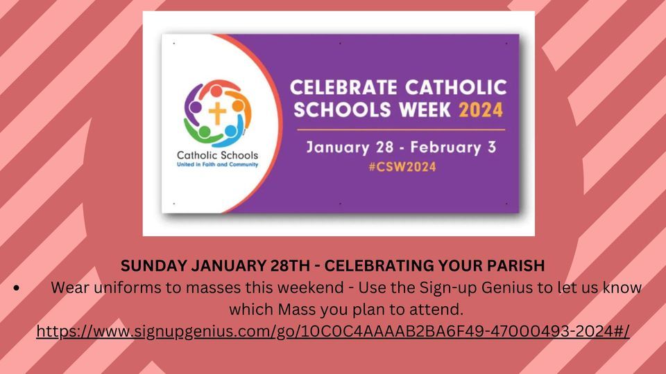 CSW - Celebrating our Parish, Our Lady of Lourdes Catholic Church ...